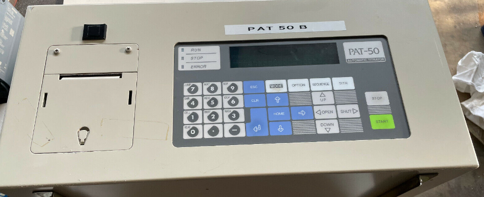 Automatic titrator PAT 50 control panel PAT50 "TESTED GOOD" - Solid ...